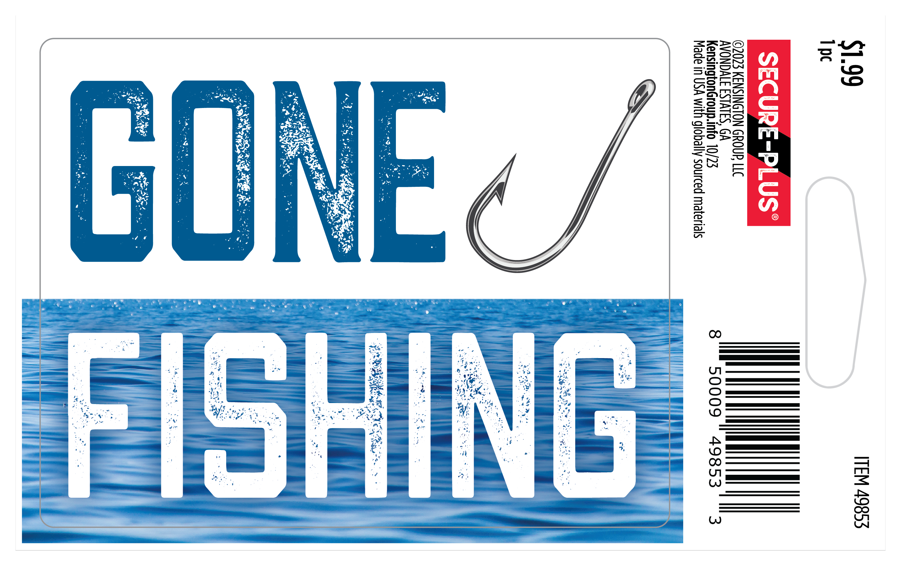 Secure-Plus Gone Fishing Sticker | Mack's Prairie Wings